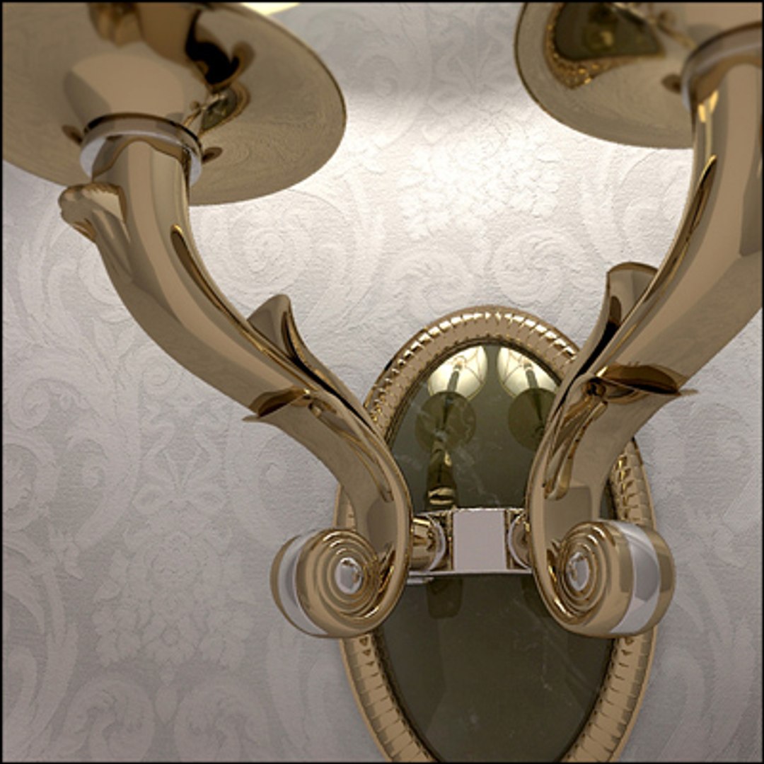 Classic Lamp Lights 3d Model