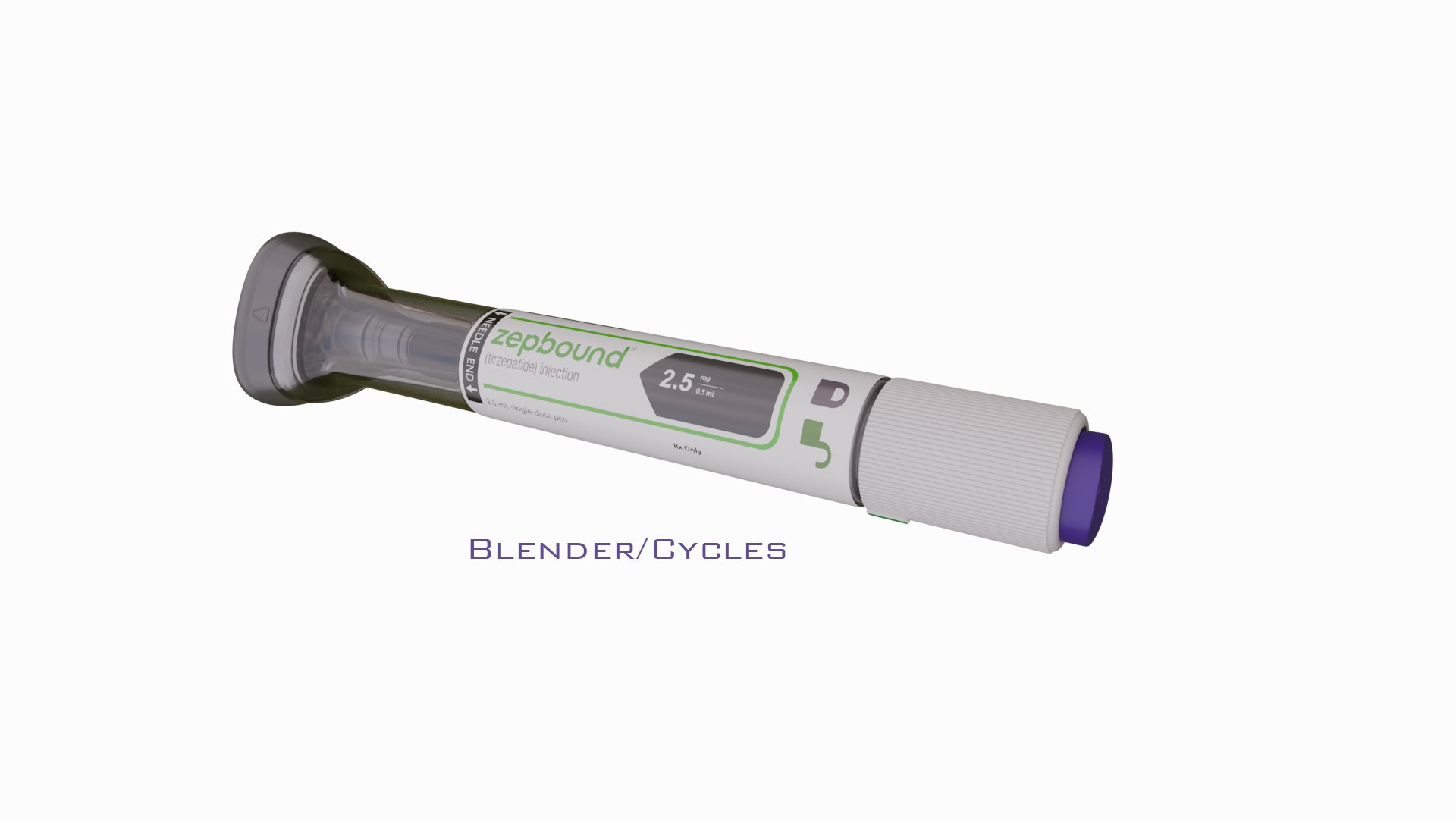 Zepbound Pen 3D Model - TurboSquid 2386560