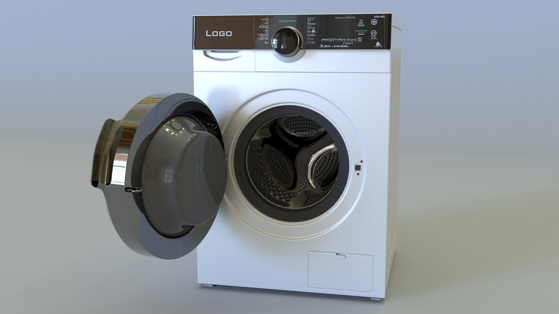 Washing Machine White Color Model - TurboSquid 2267249