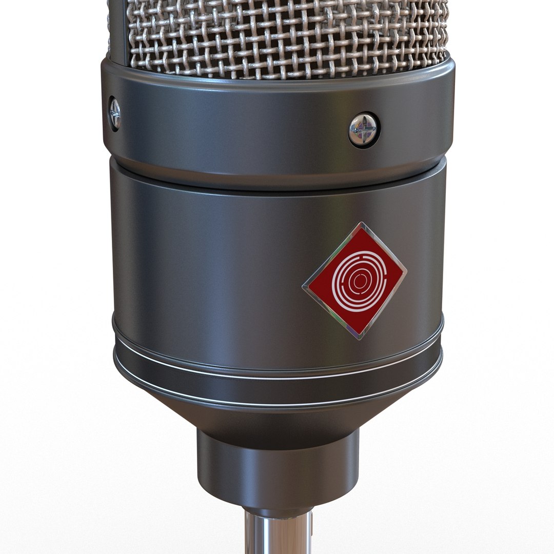 3d condenser microphone generic 3 model