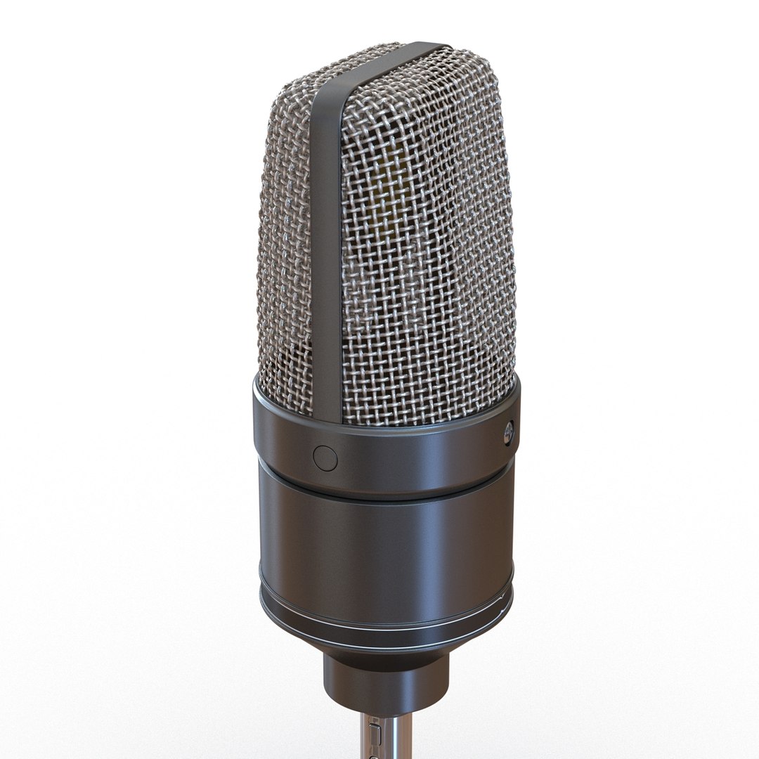 3d condenser microphone generic 3 model