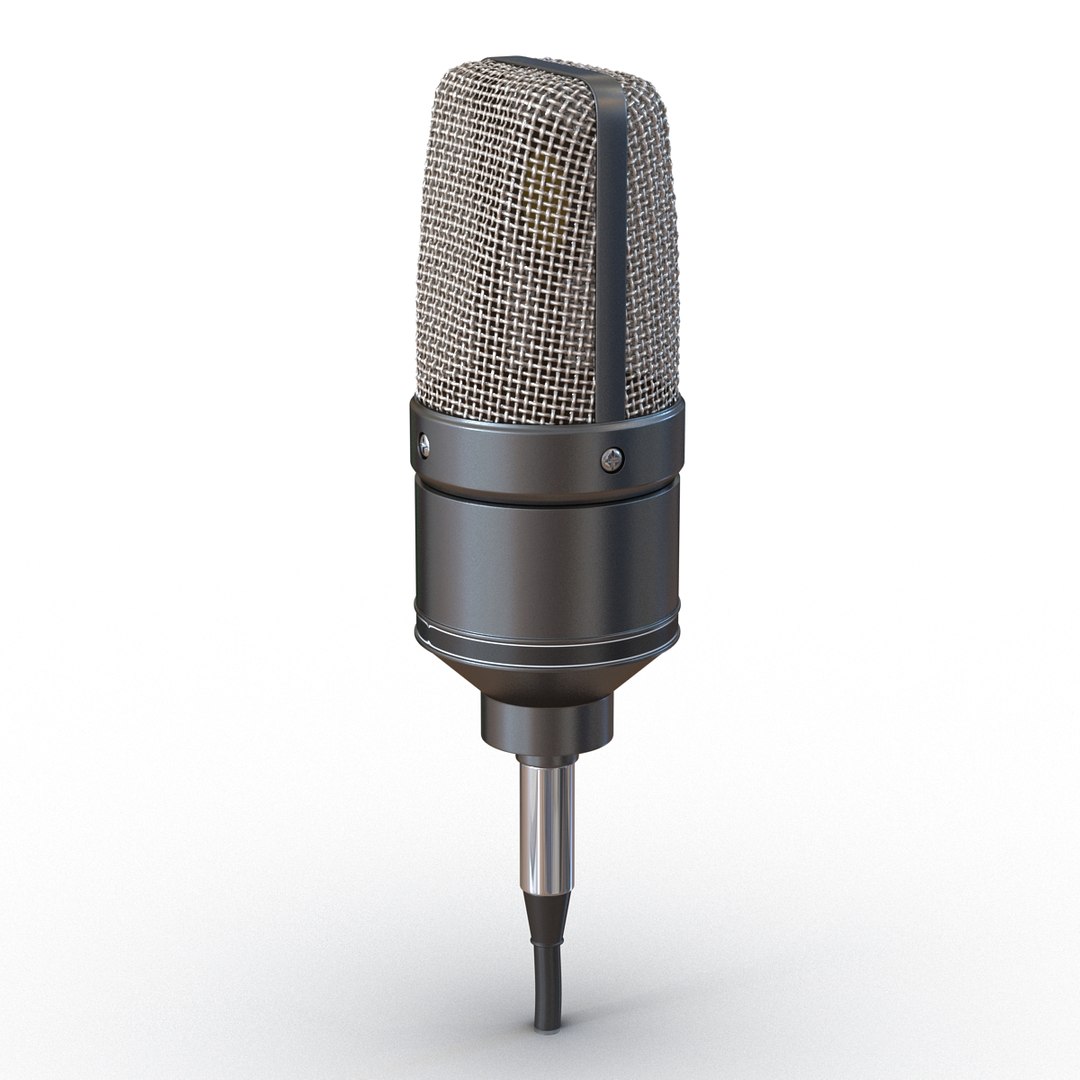 3d Condenser Microphone Generic 3 Model