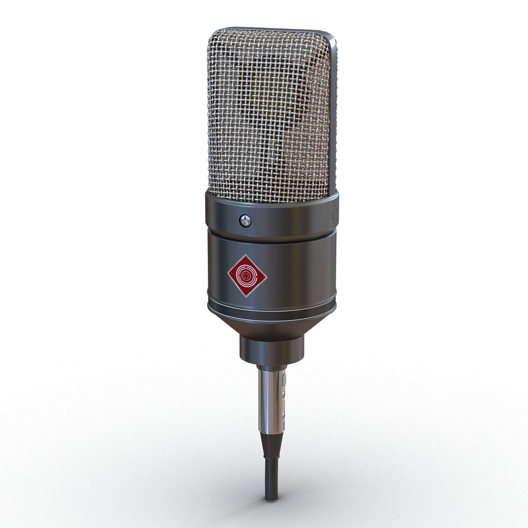 3d condenser microphone generic 3 model
