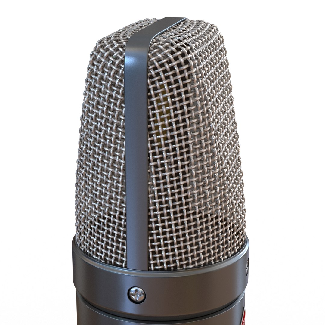 3d condenser microphone generic 3 model
