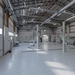 Mechanic Shop Blender Models for Download | TurboSquid