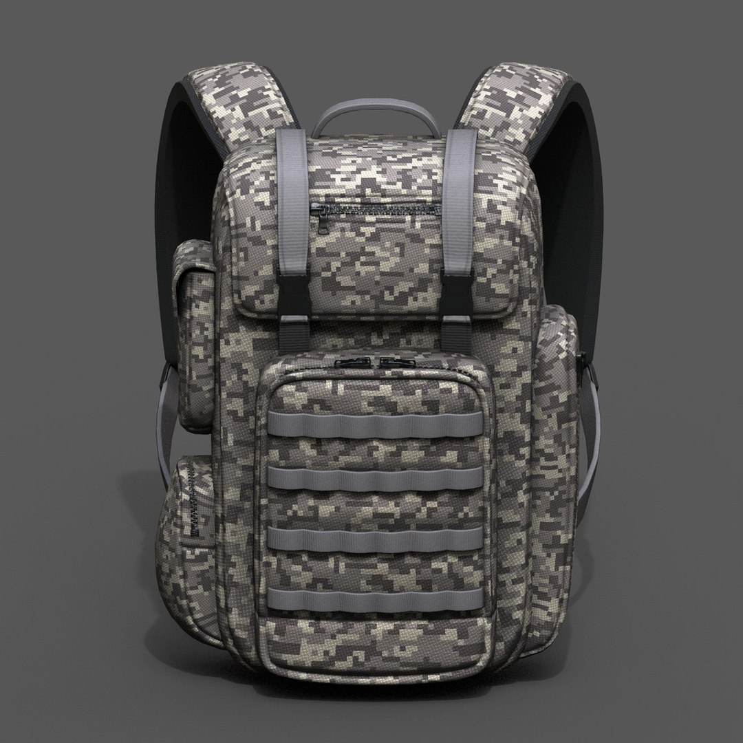 3D Fashion Bag Backpack Model - TurboSquid 1563839