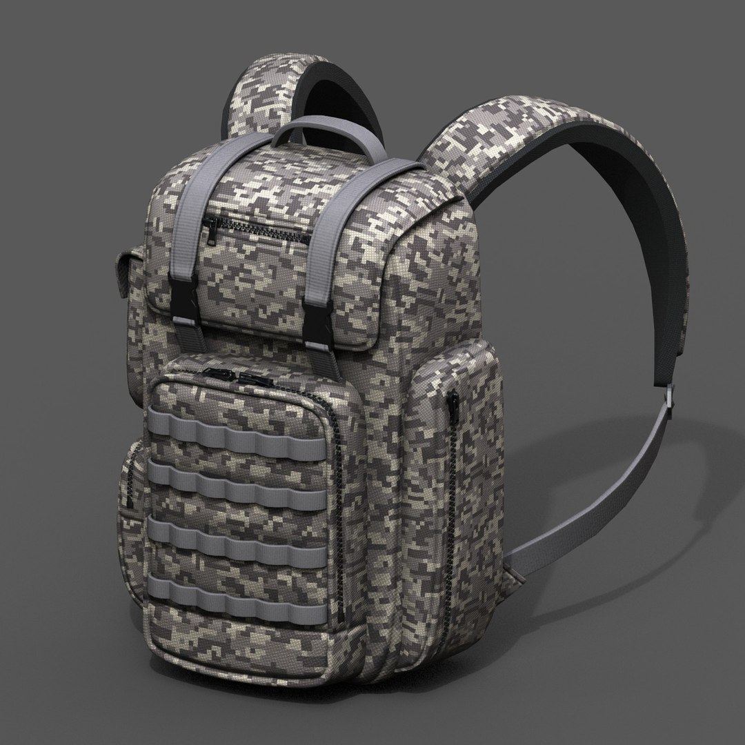 3D Fashion Bag Backpack Model - TurboSquid 1563839