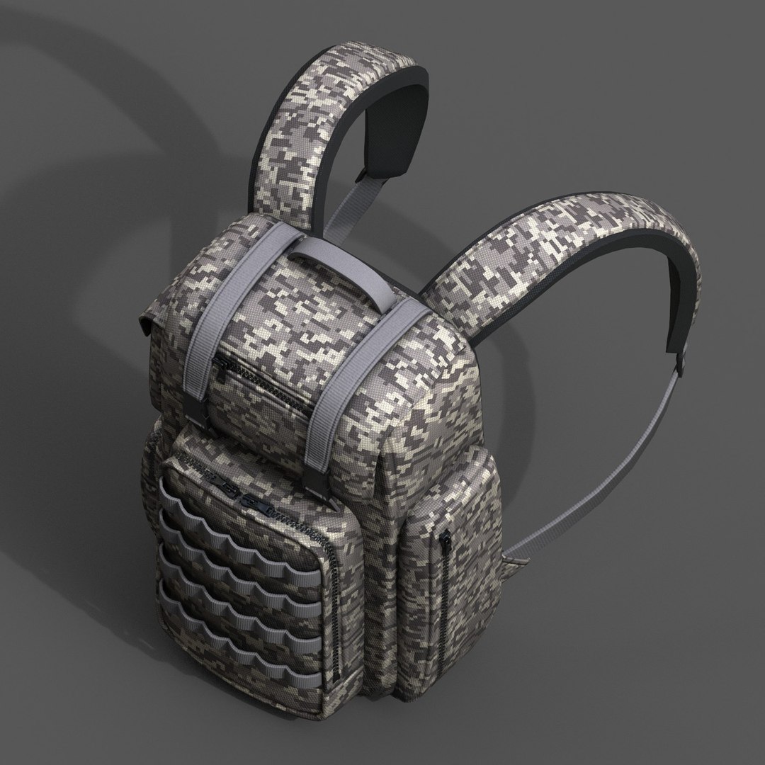 3D Fashion Bag Backpack Model - TurboSquid 1563839