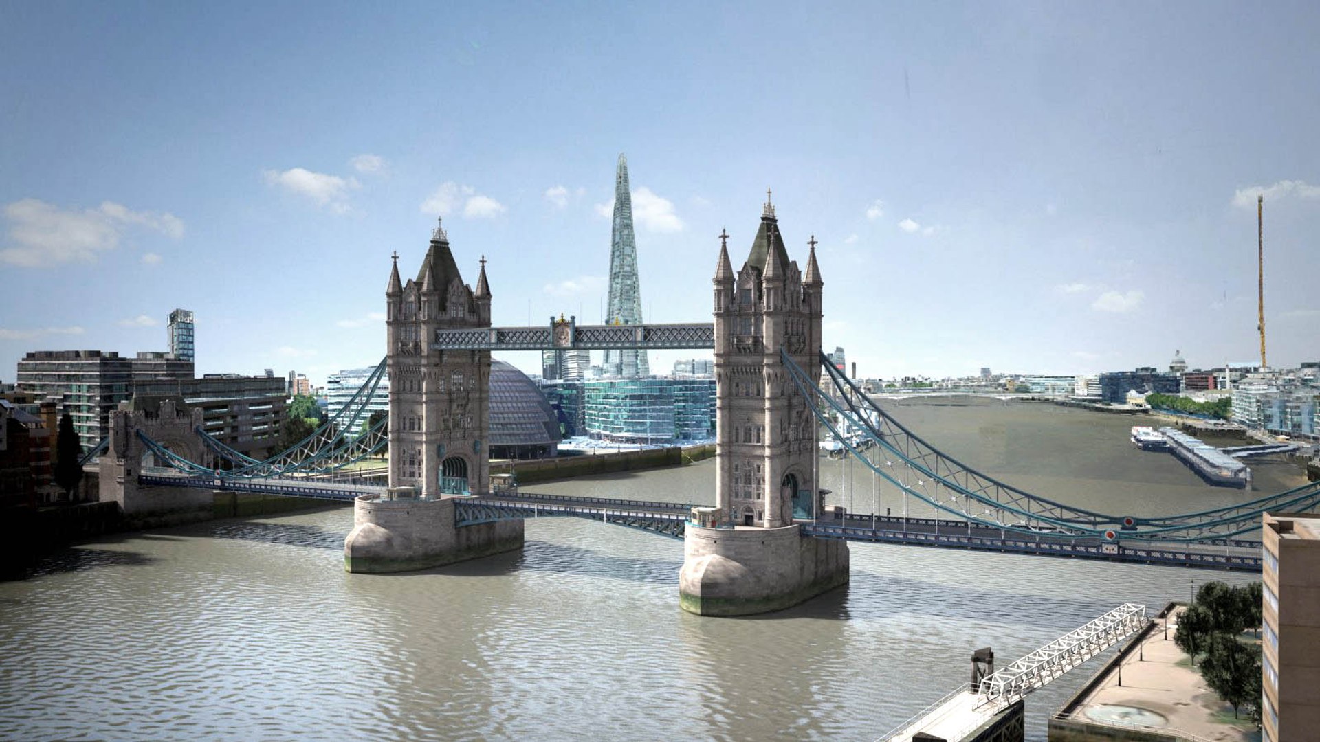 London Tower Bridge 3D Model - TurboSquid 1392069