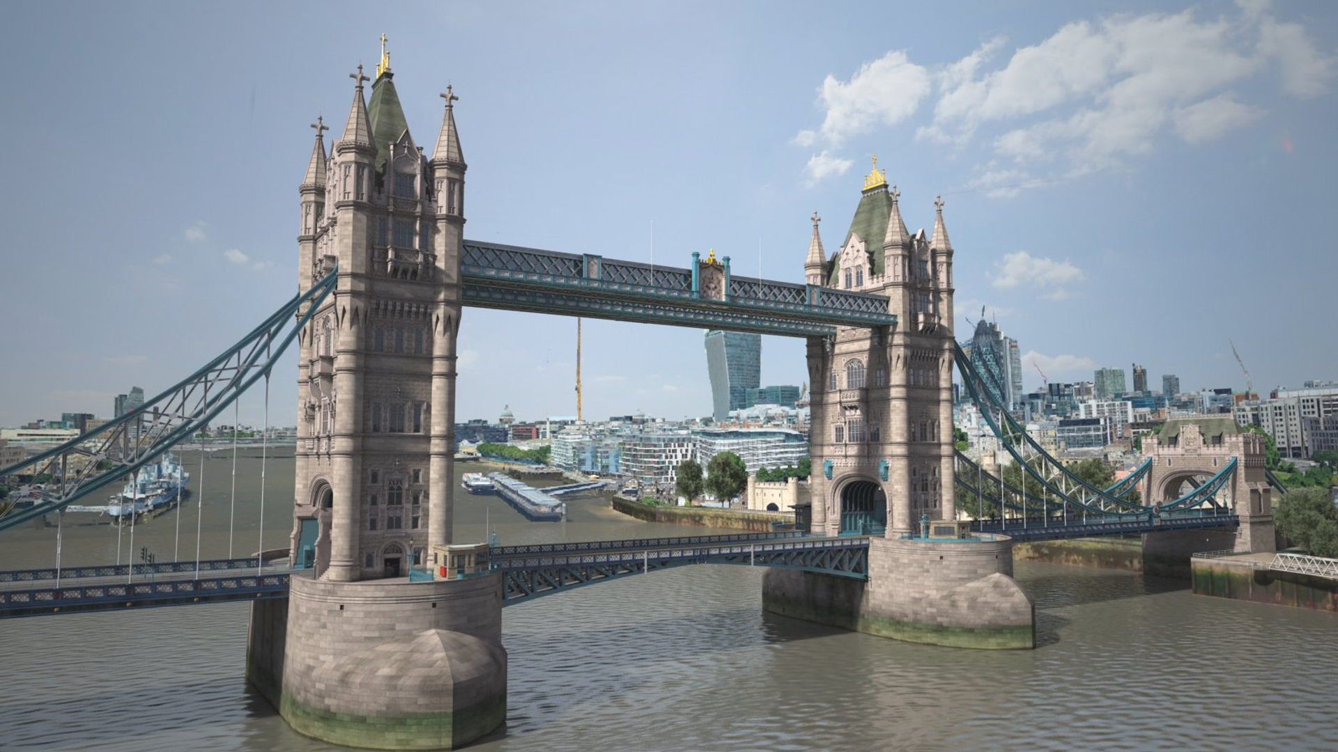 London Tower Bridge 3D Model - TurboSquid 1392069