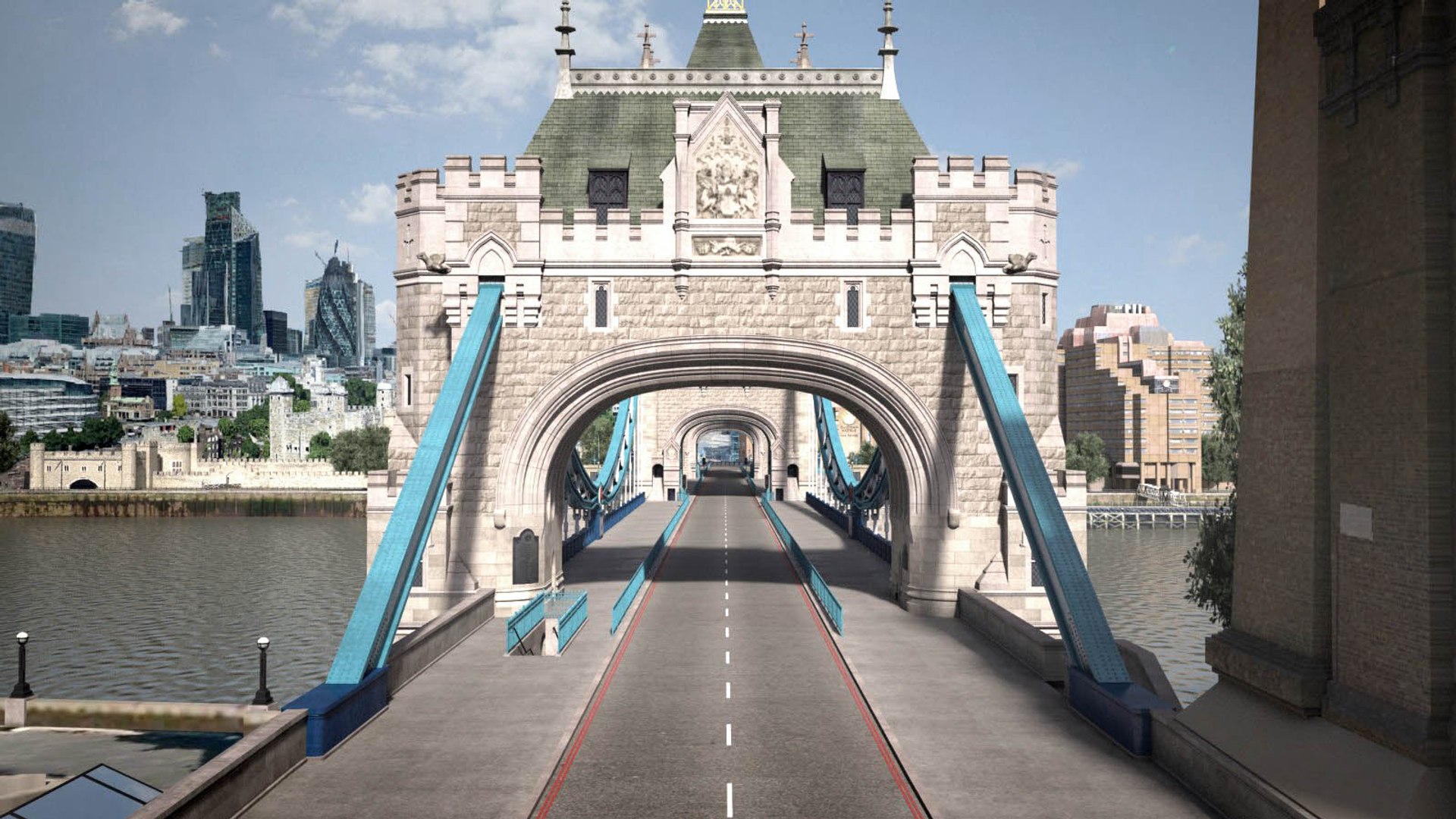 London Tower Bridge 3D Model - TurboSquid 1392069