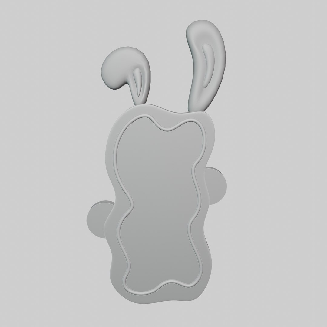 Stylized Bunny Mirror 3D Model - TurboSquid 2183384