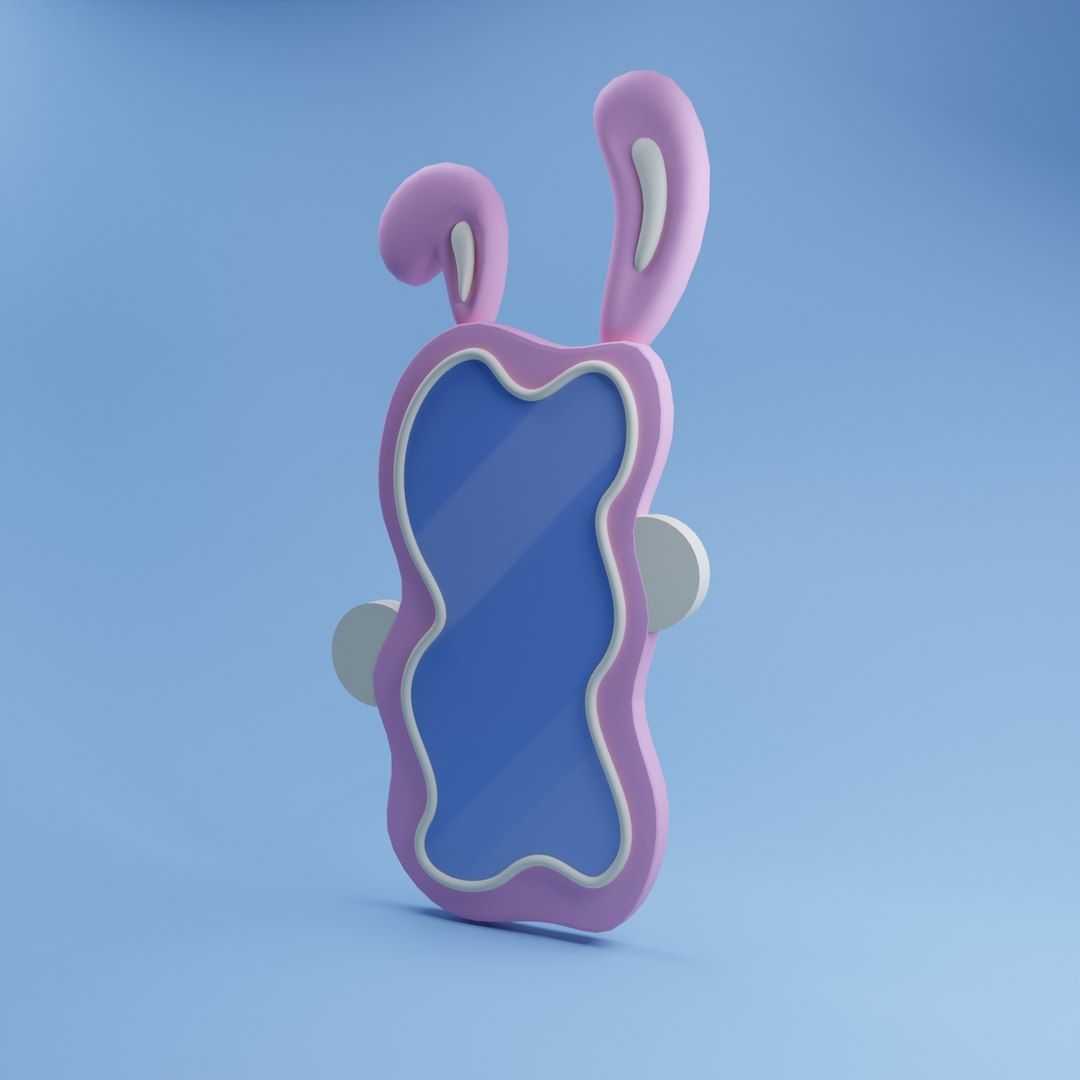 Stylized Bunny Mirror 3D Model - TurboSquid 2183384