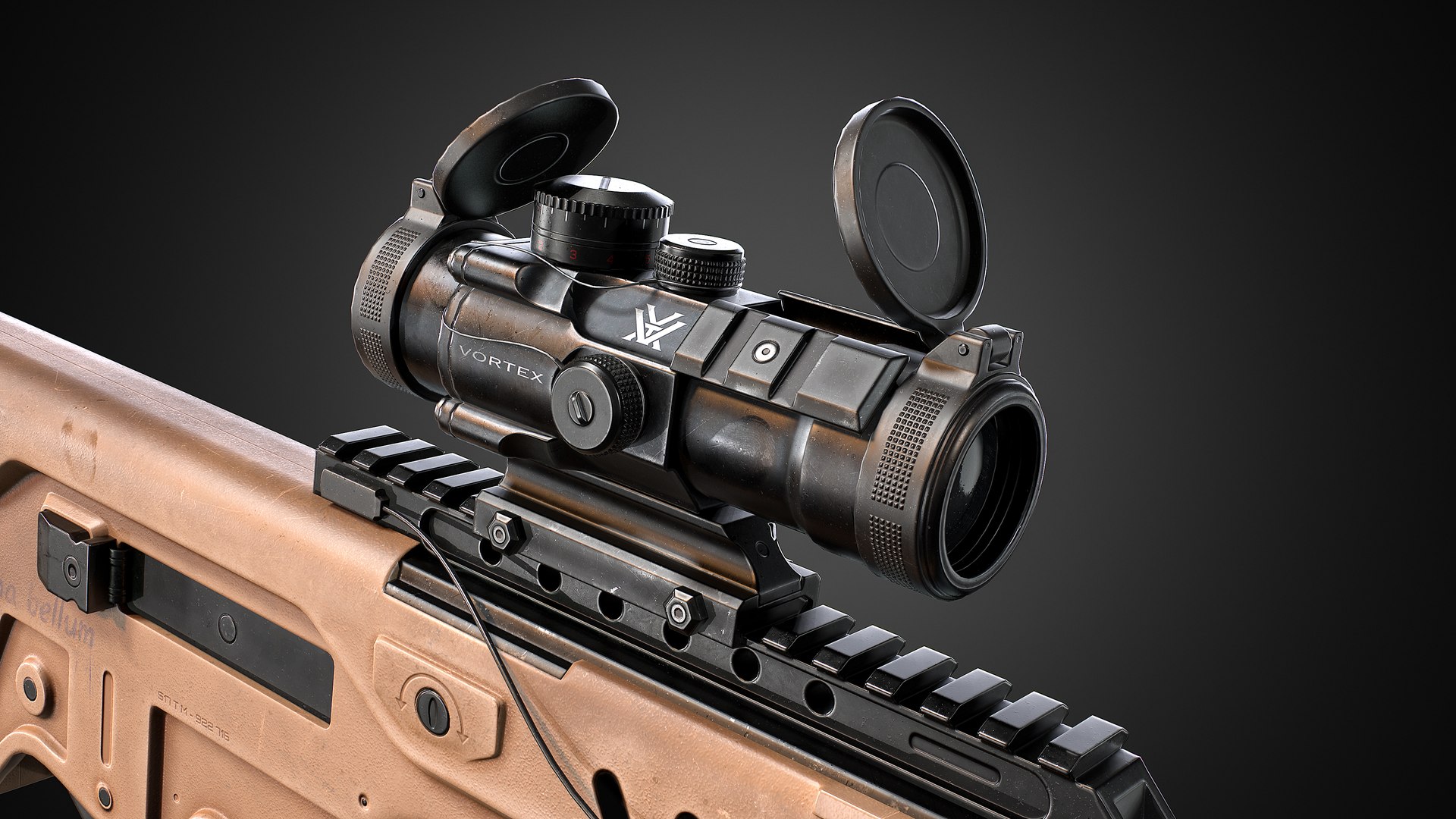 3D Tar 21 Weapon Rifle - TurboSquid 1483229