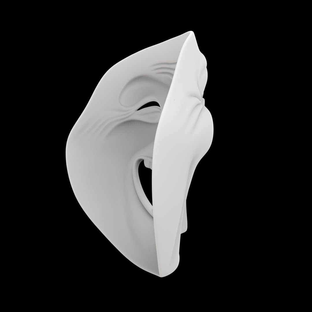 Laughing Mask 3D Print Model Expression Of Joy 3D - TurboSquid 2487297