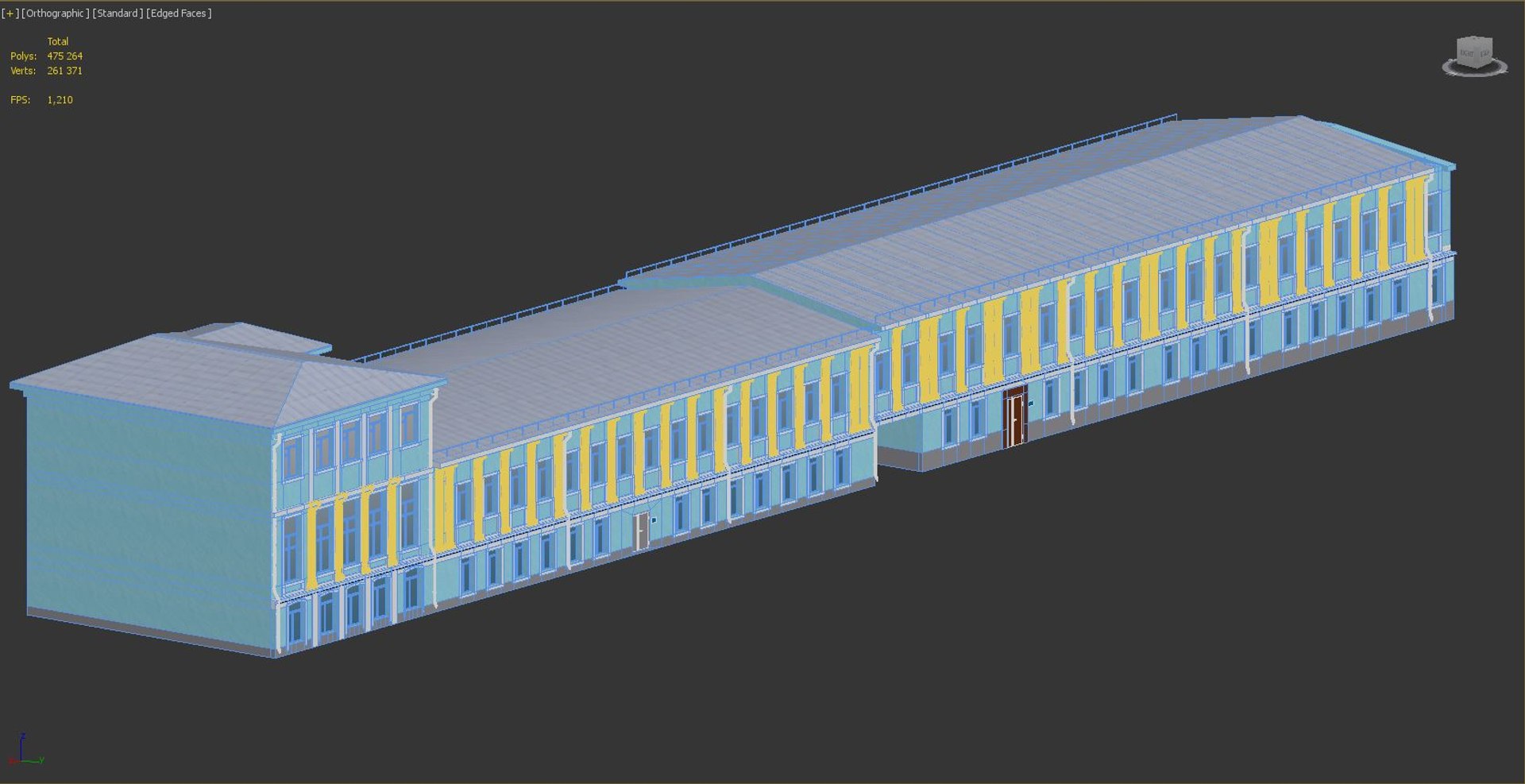 3D Building House School - TurboSquid 1719230