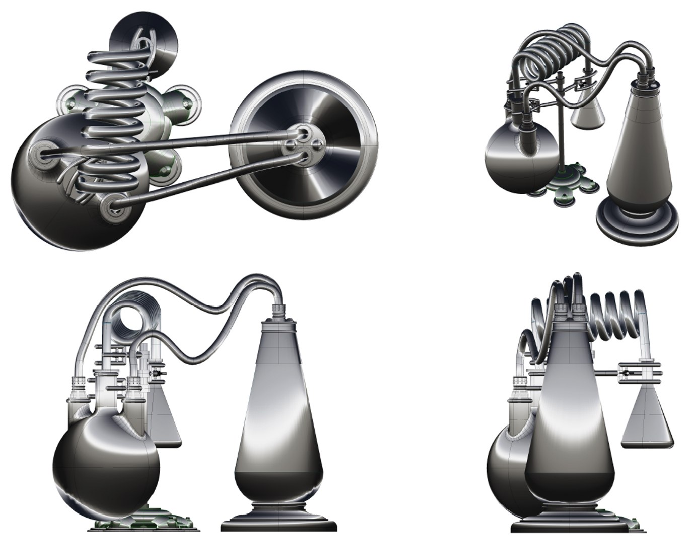 Steampunk Machine 1 3D Model - TurboSquid 1391989