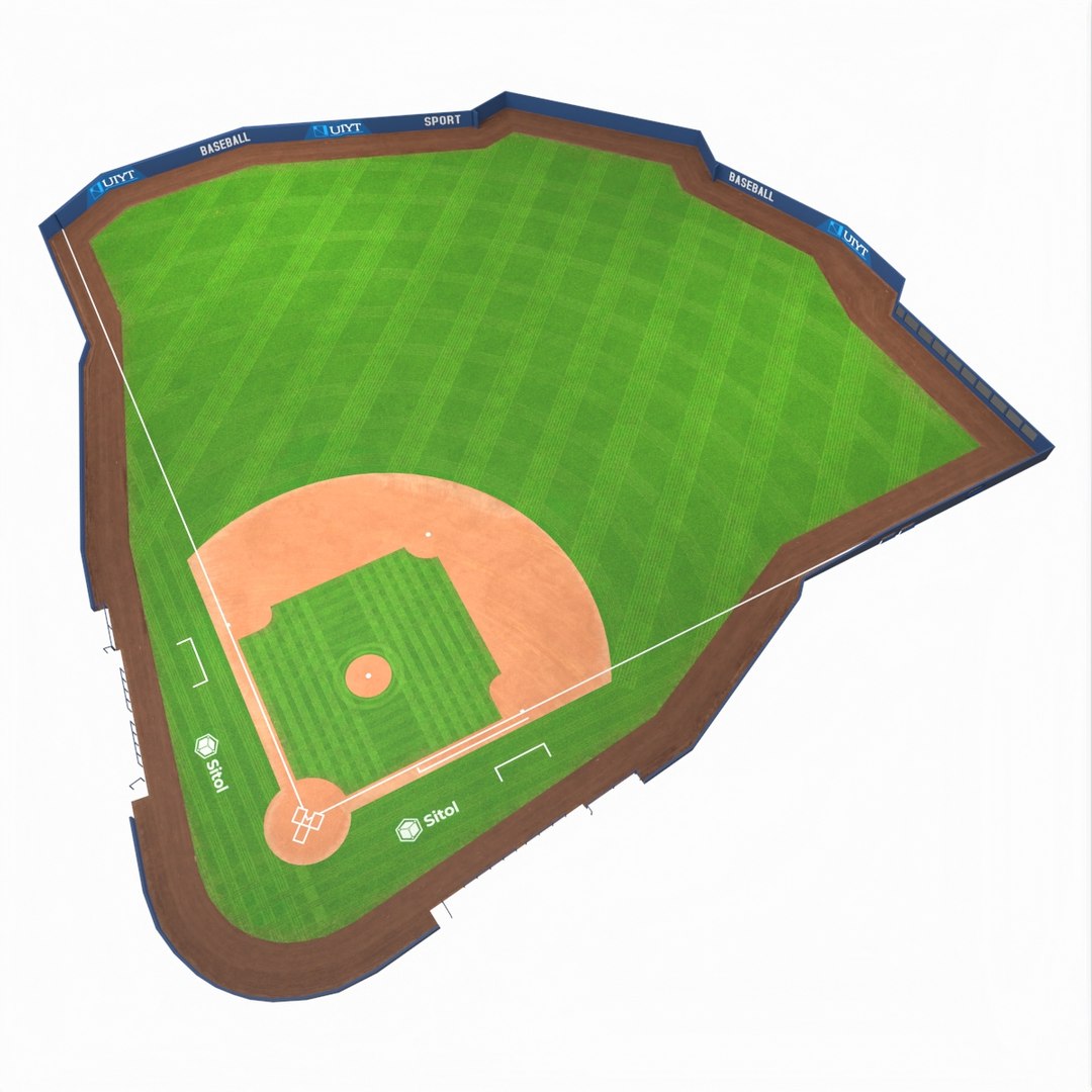 Baseball Field 3D Model - TurboSquid 2309954