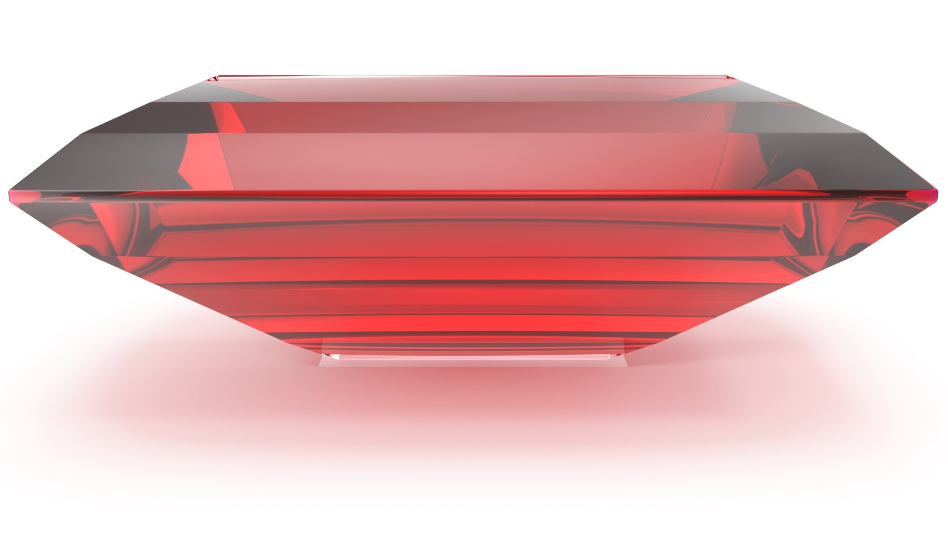 Baguette Cut Ruby 3D Model - TurboSquid 1850806