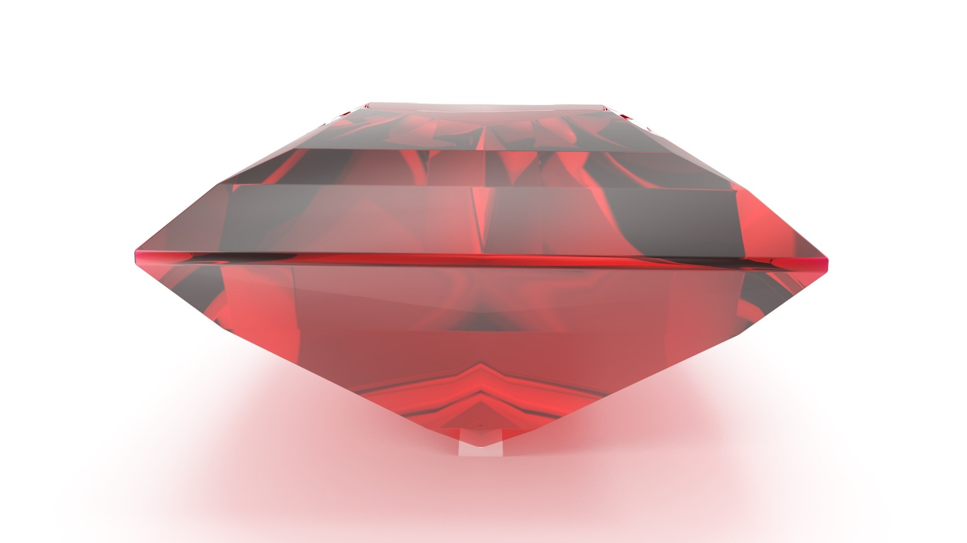 Baguette Cut Ruby 3D Model - TurboSquid 1850806