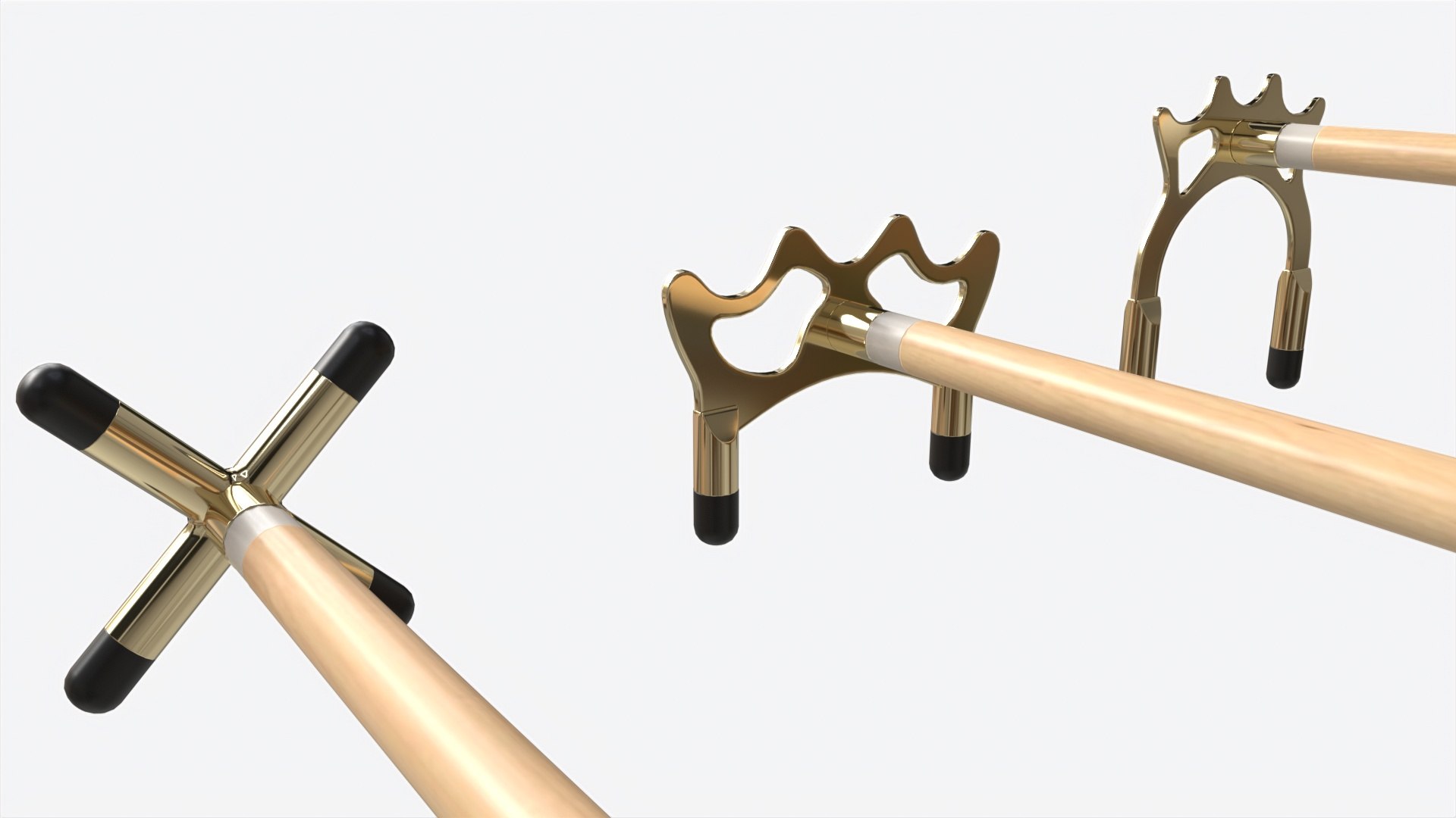 Billiard Cue Bridge Set 3D Model - TurboSquid 2073366