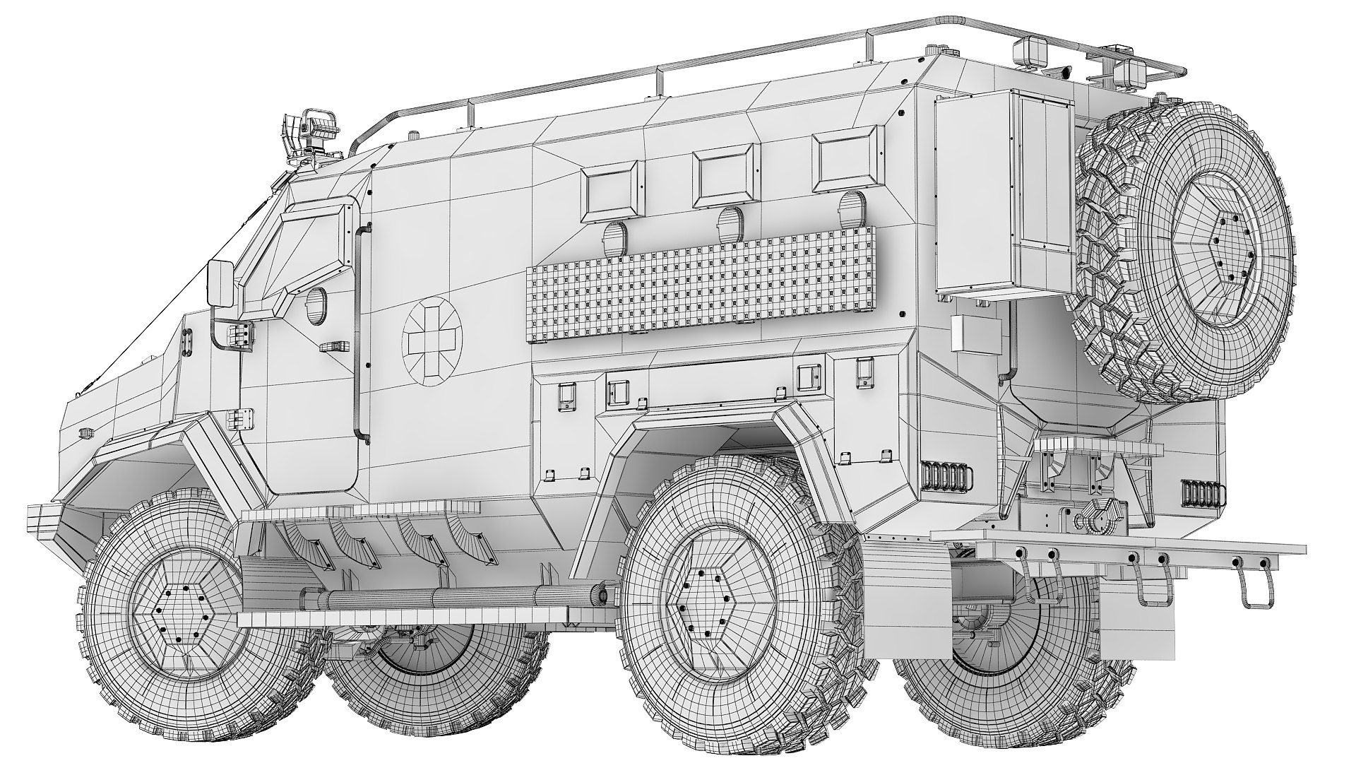 3D Apc Varta Ambulance - TurboSquid 2027032