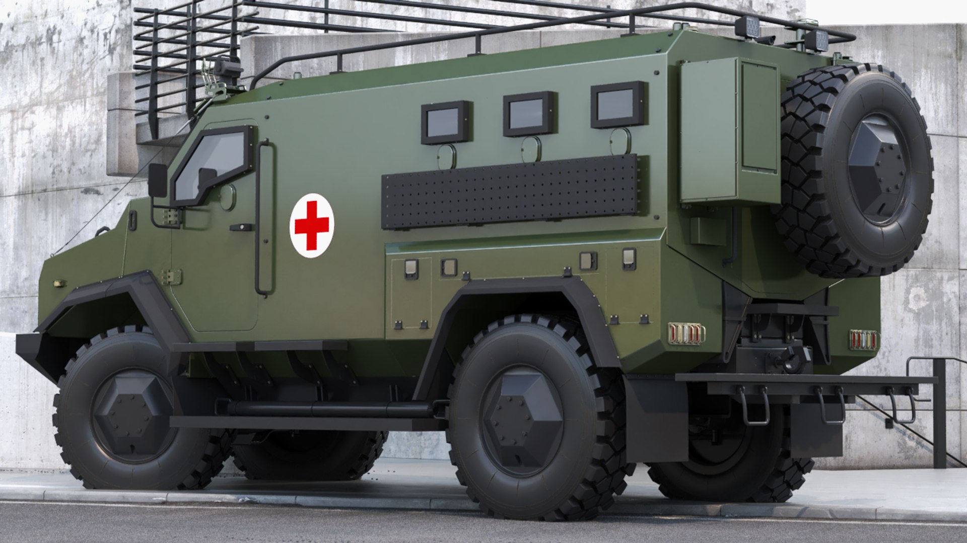 3D Apc Varta Ambulance - TurboSquid 2027032