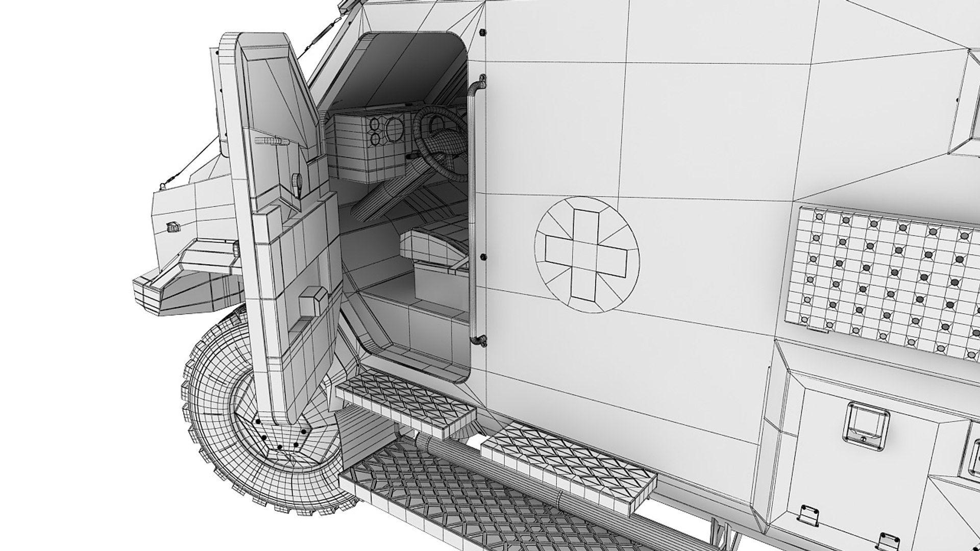 3D Apc Varta Ambulance - TurboSquid 2027032