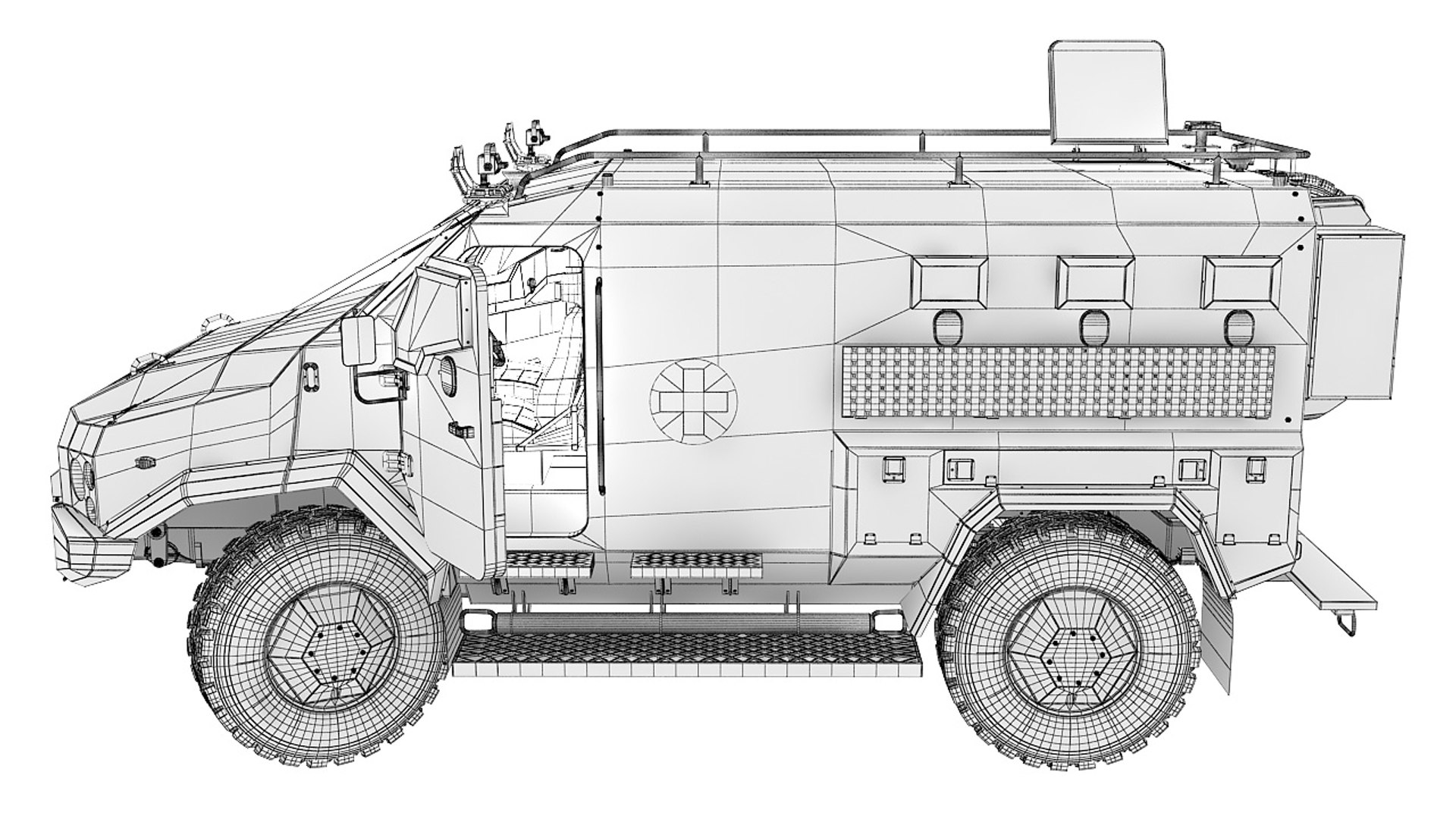 3D Apc Varta Ambulance - TurboSquid 2027032