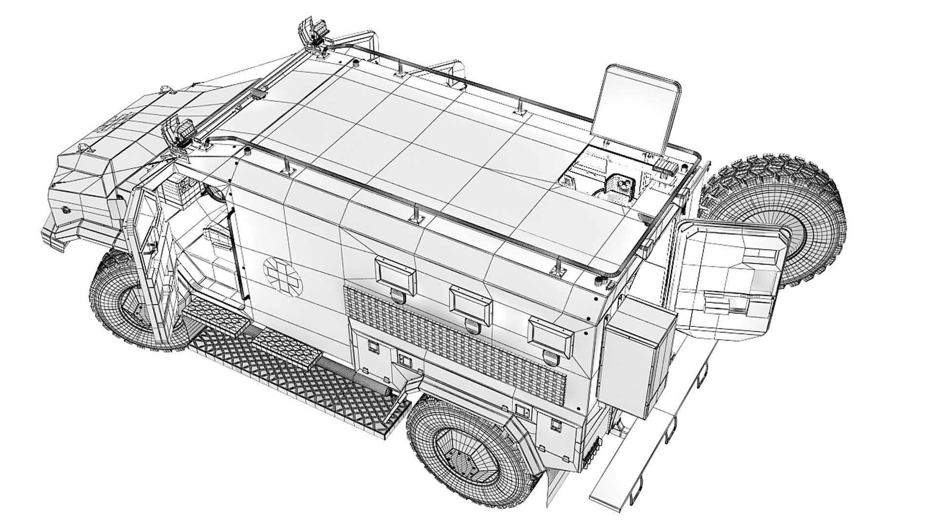 3D Apc Varta Ambulance - TurboSquid 2027032
