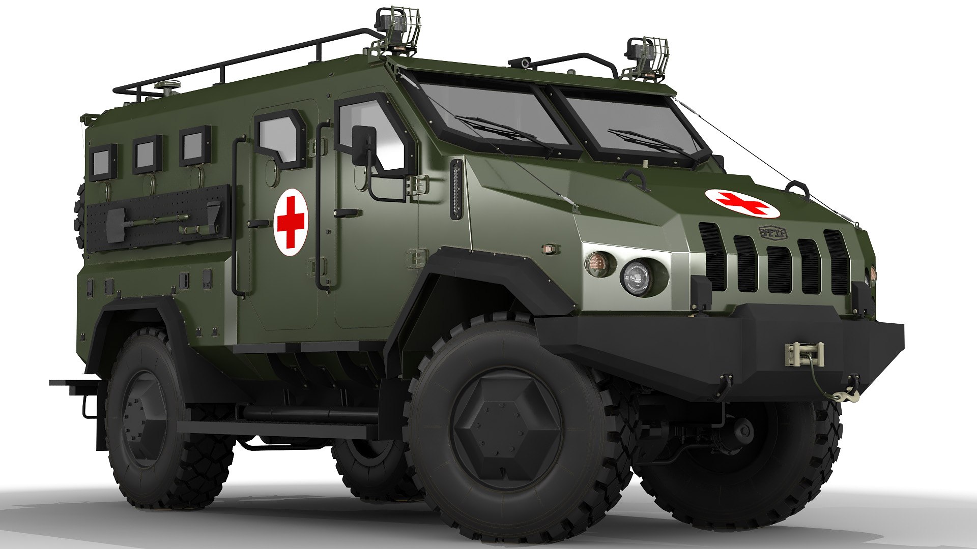 3D Apc Varta Ambulance - TurboSquid 2027032