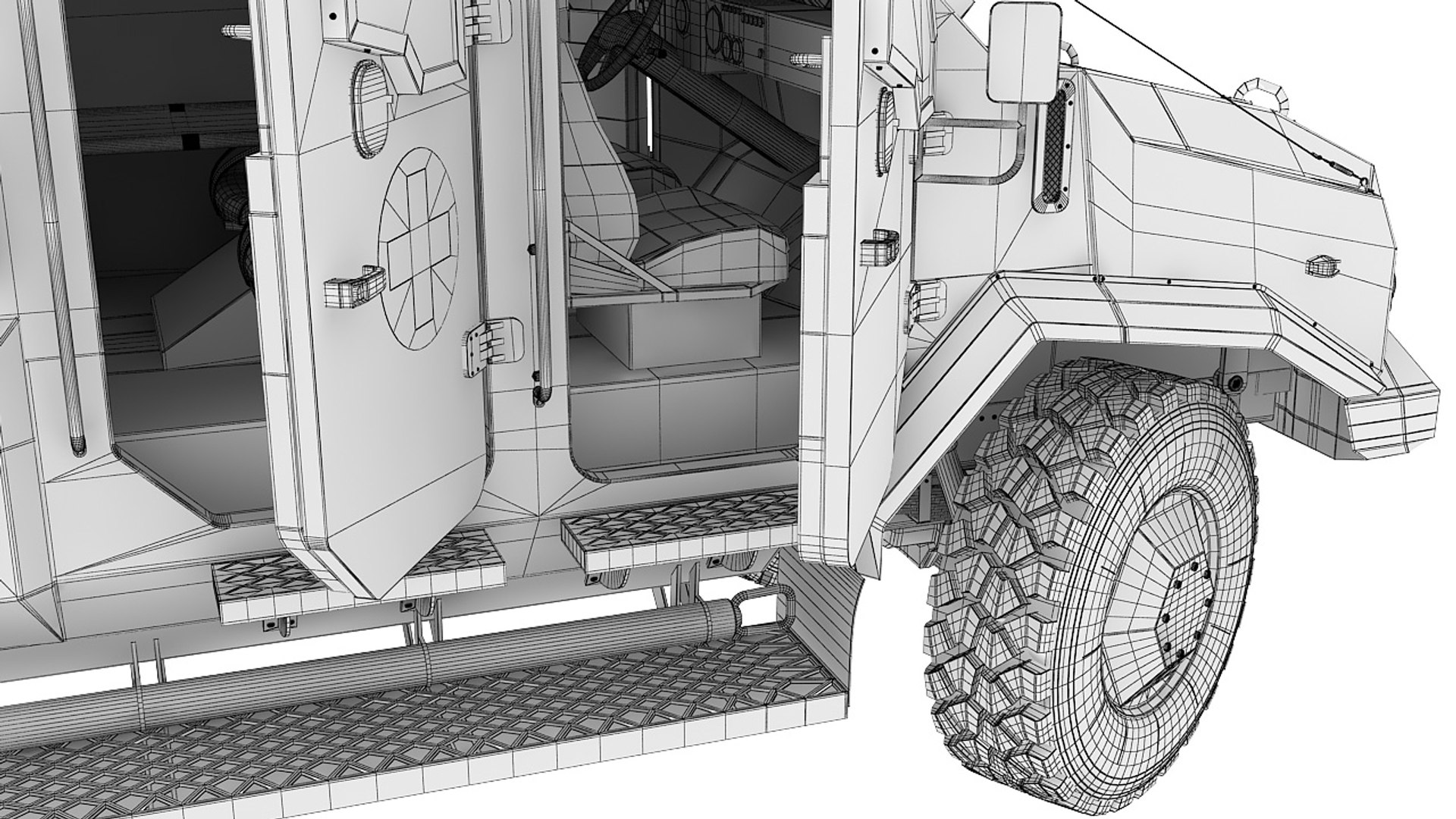 3D Apc Varta Ambulance - TurboSquid 2027032