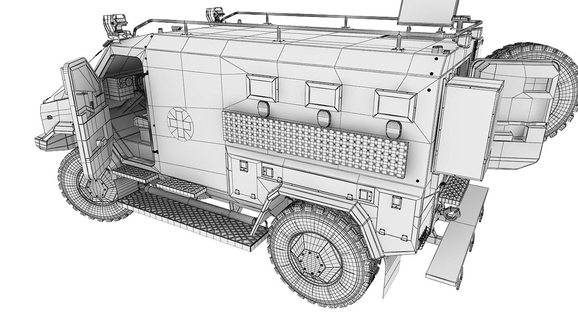 3D Apc Varta Ambulance - TurboSquid 2027032