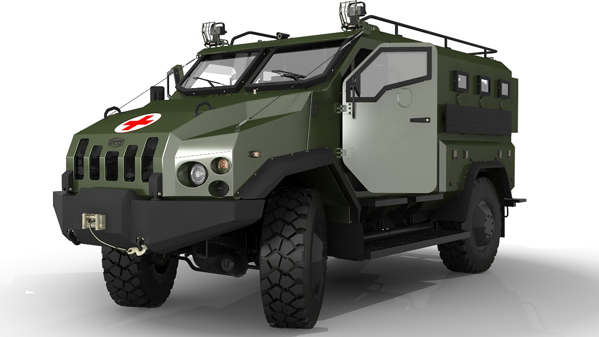 3D Apc Varta Ambulance - TurboSquid 2027032