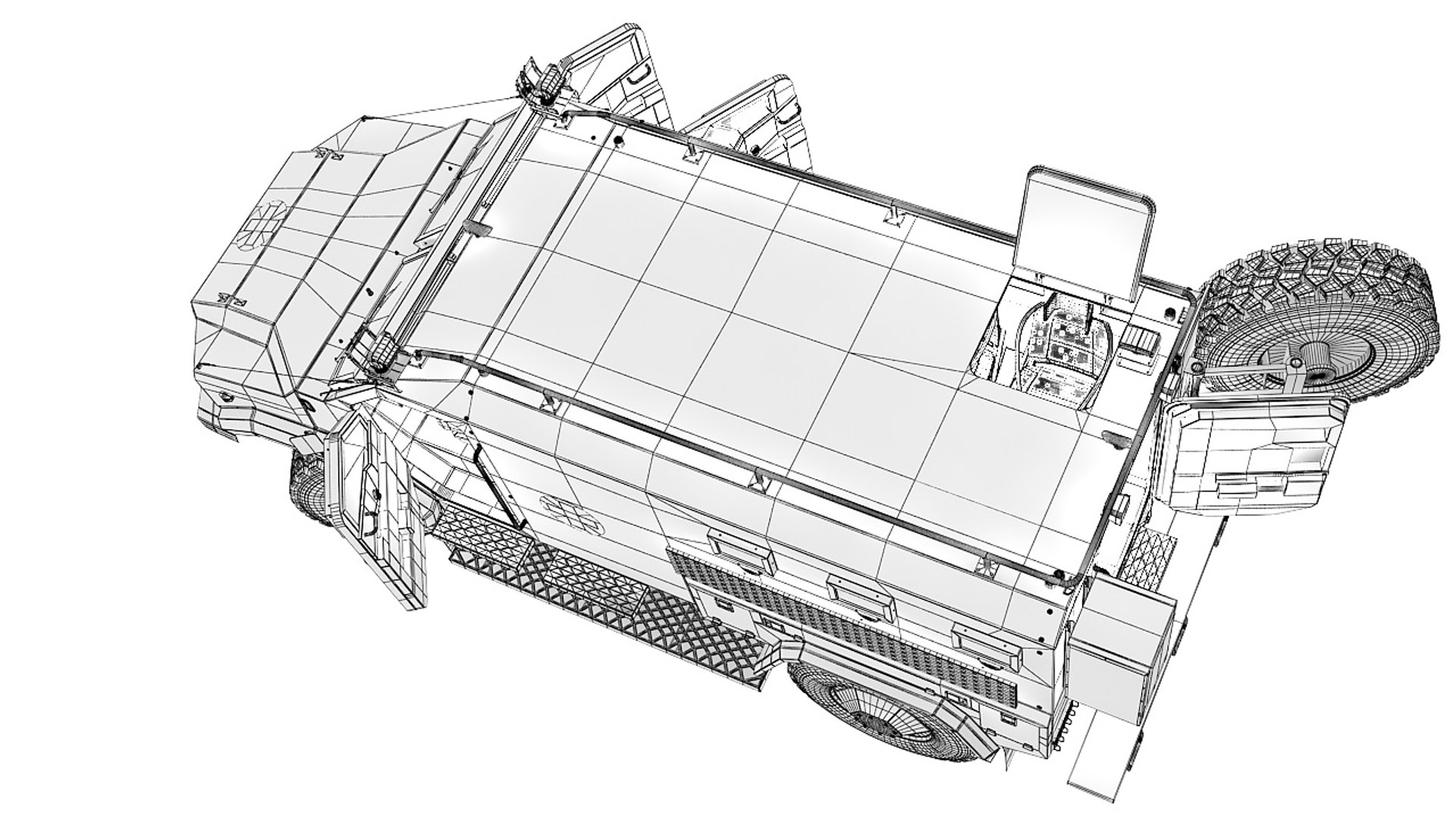 3D Apc Varta Ambulance - TurboSquid 2027032