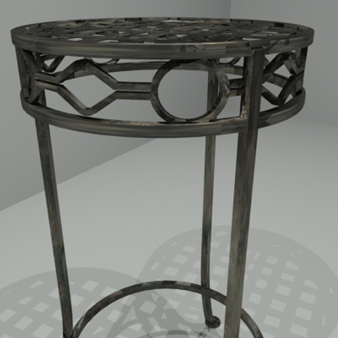 3d Model Of Small Table