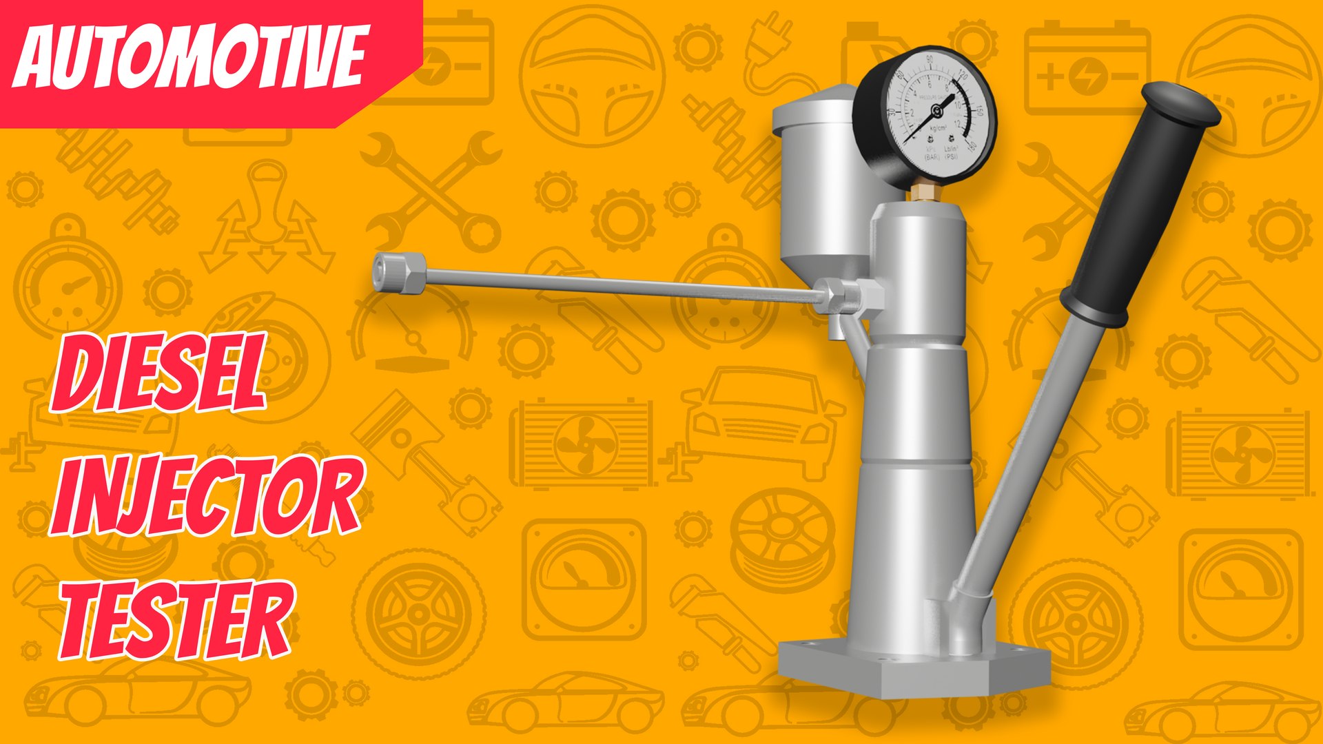 Diesel Injector Tester 3D Model - TurboSquid 1794333