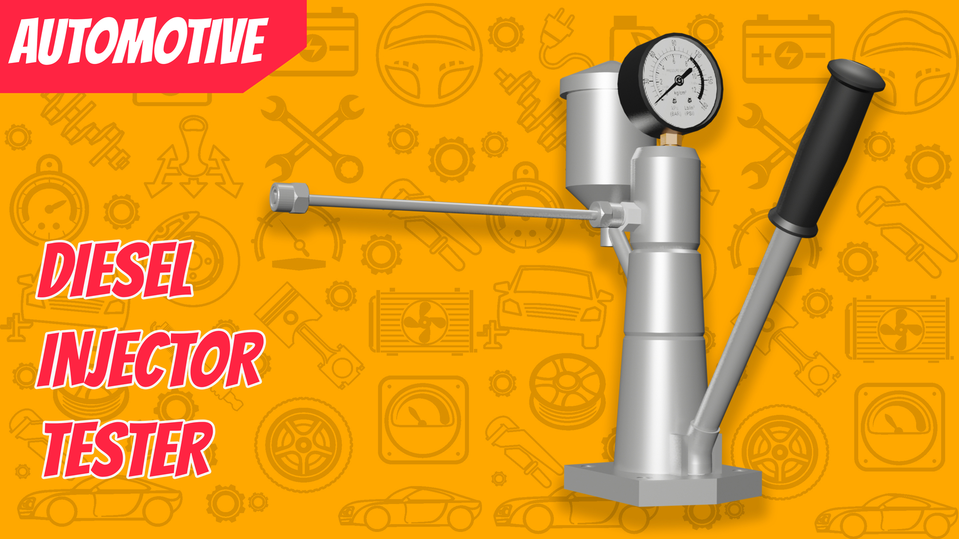 Diesel Injector Tester 3D model - TurboSquid 1794333