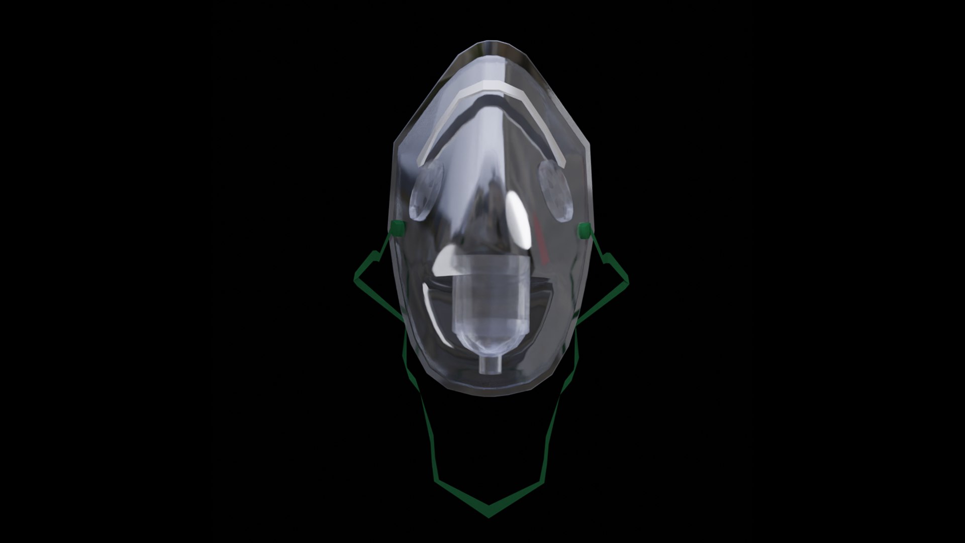 Oxygen Mask Low Poly Model - TurboSquid 2178467