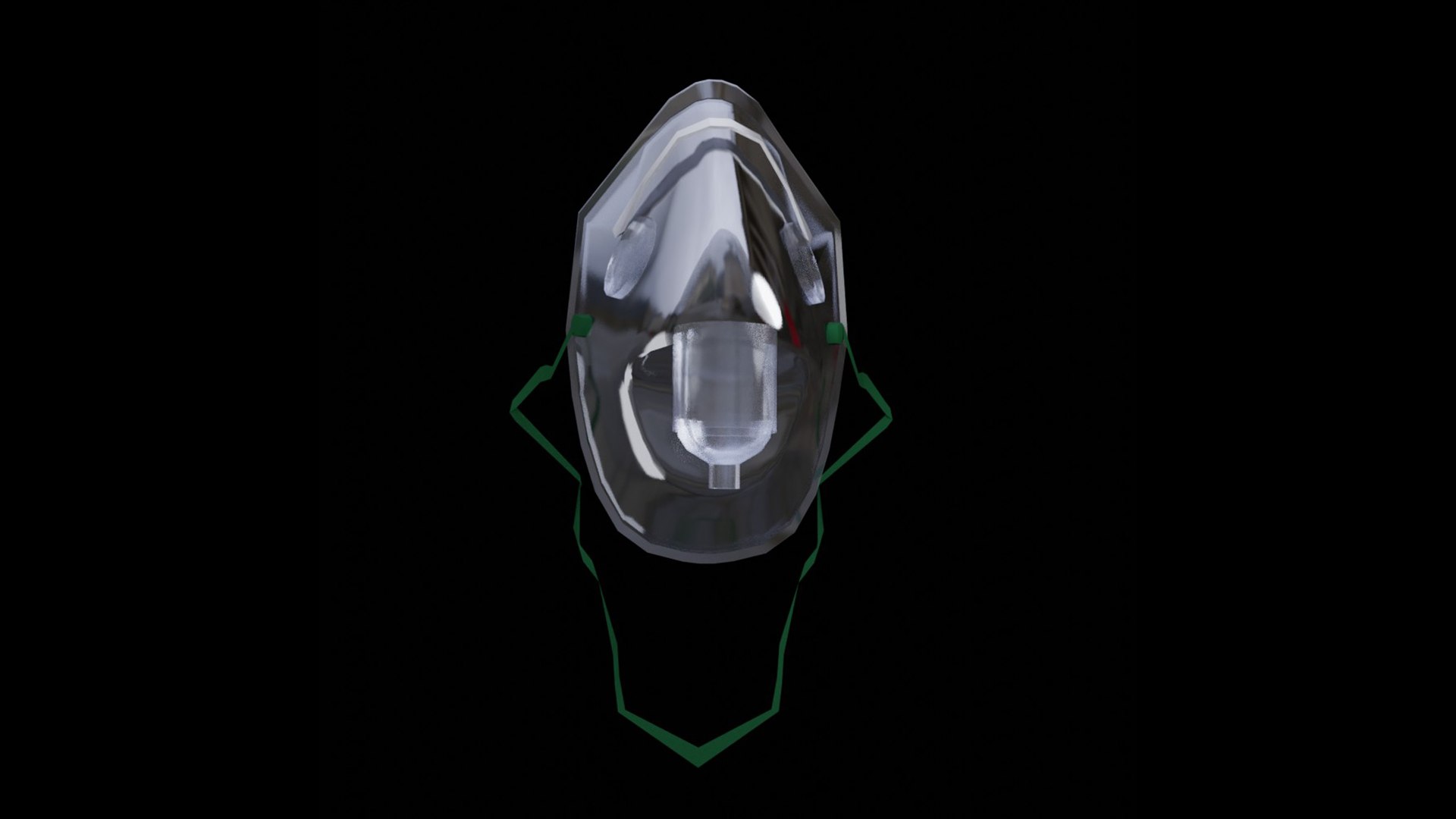 Oxygen Mask Low Poly model - TurboSquid 2178467