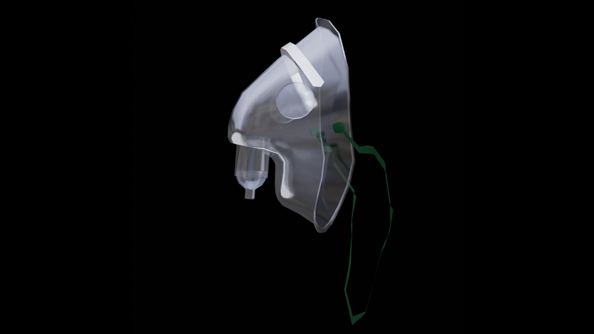 Oxygen Mask Low Poly Model - TurboSquid 2178467