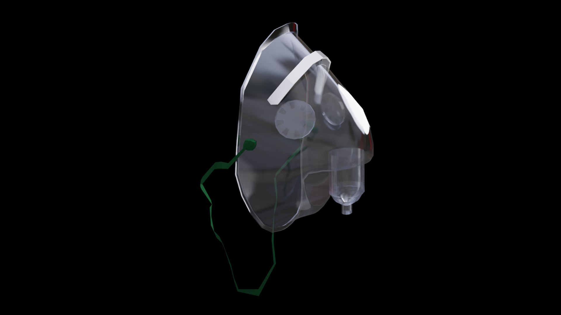 Oxygen Mask Low Poly Model - TurboSquid 2178467