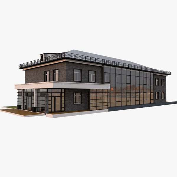 3D office building model - TurboSquid 1438873