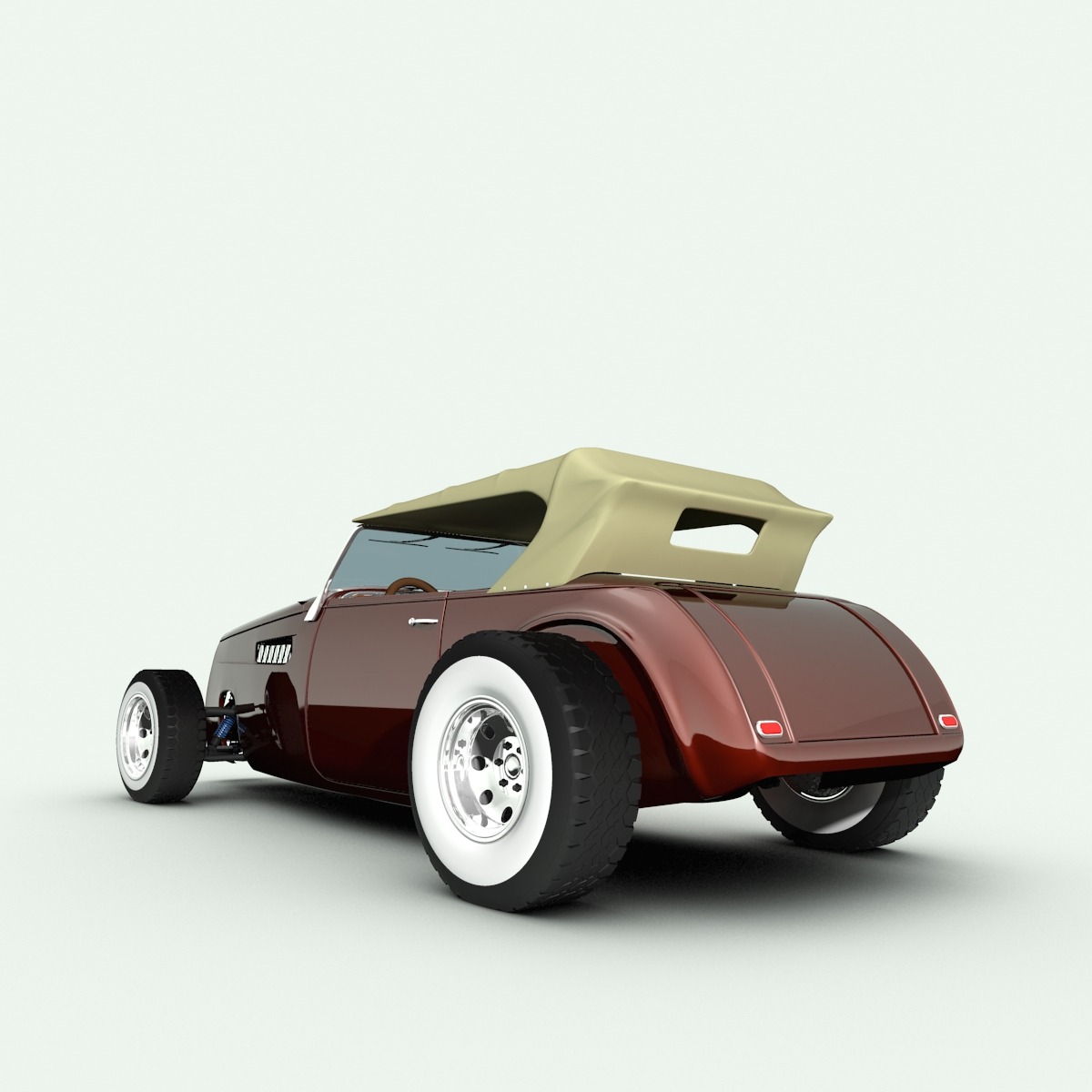 3d model hot rod