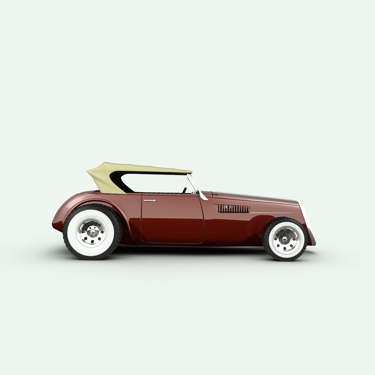 3d model hot rod