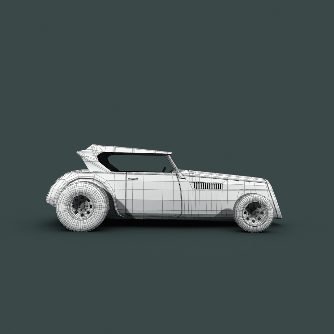 3d model hot rod