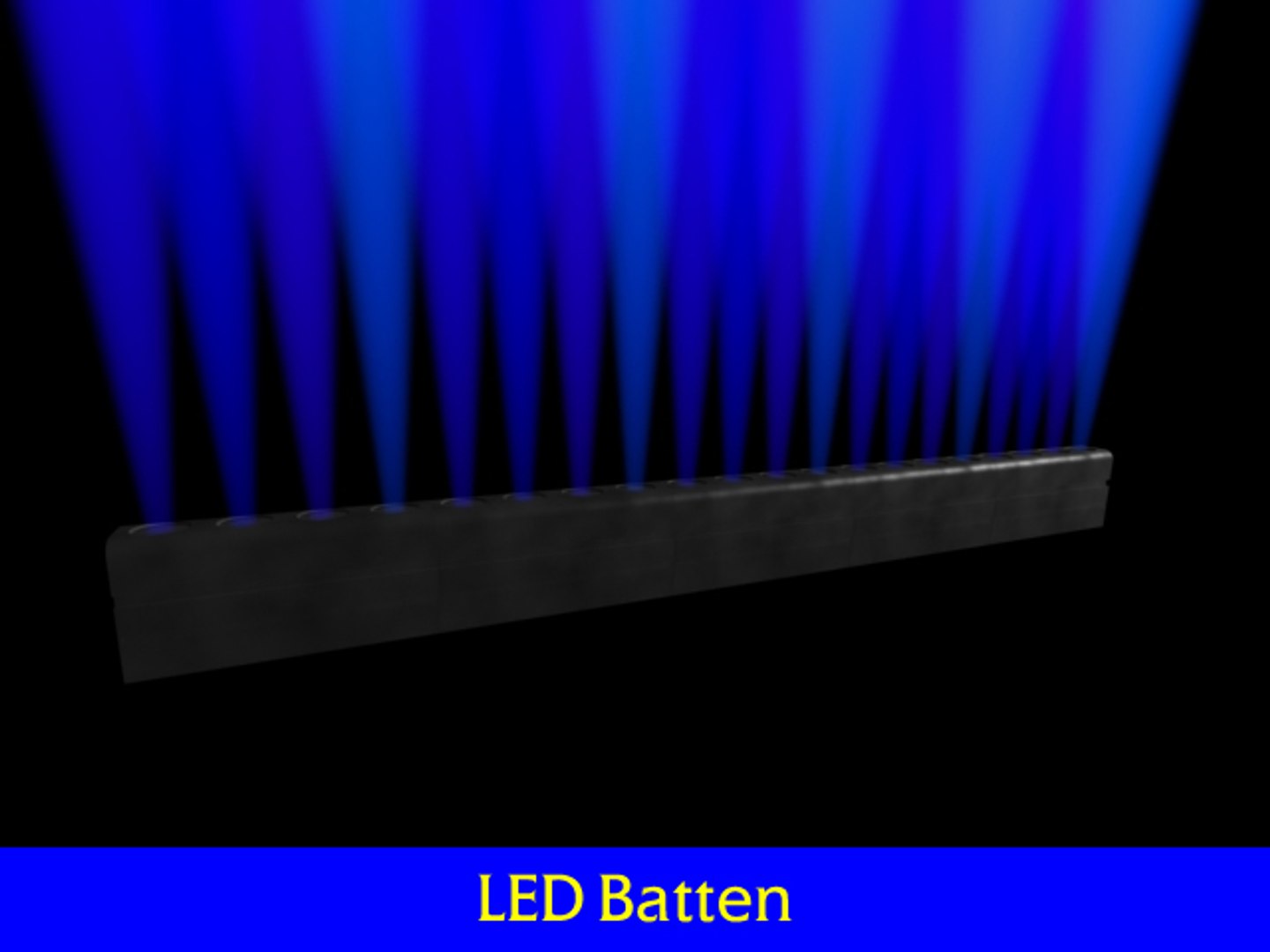 Led Batten 3d Max