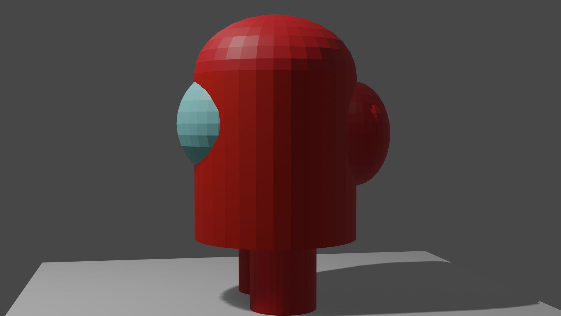 Free 3D Model A Small Red Spaceman - TurboSquid 1809542