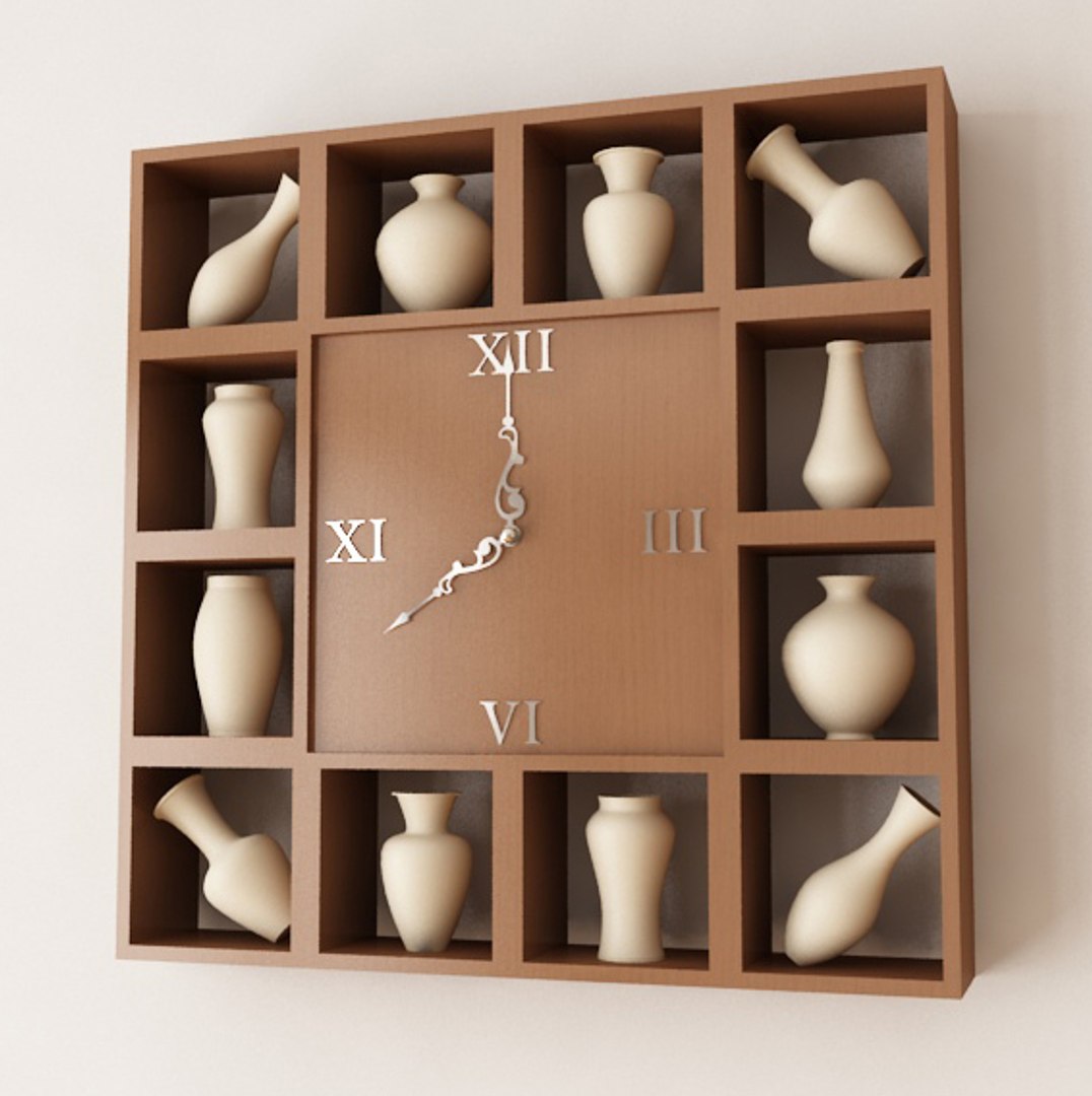 3d Wall Clock Model