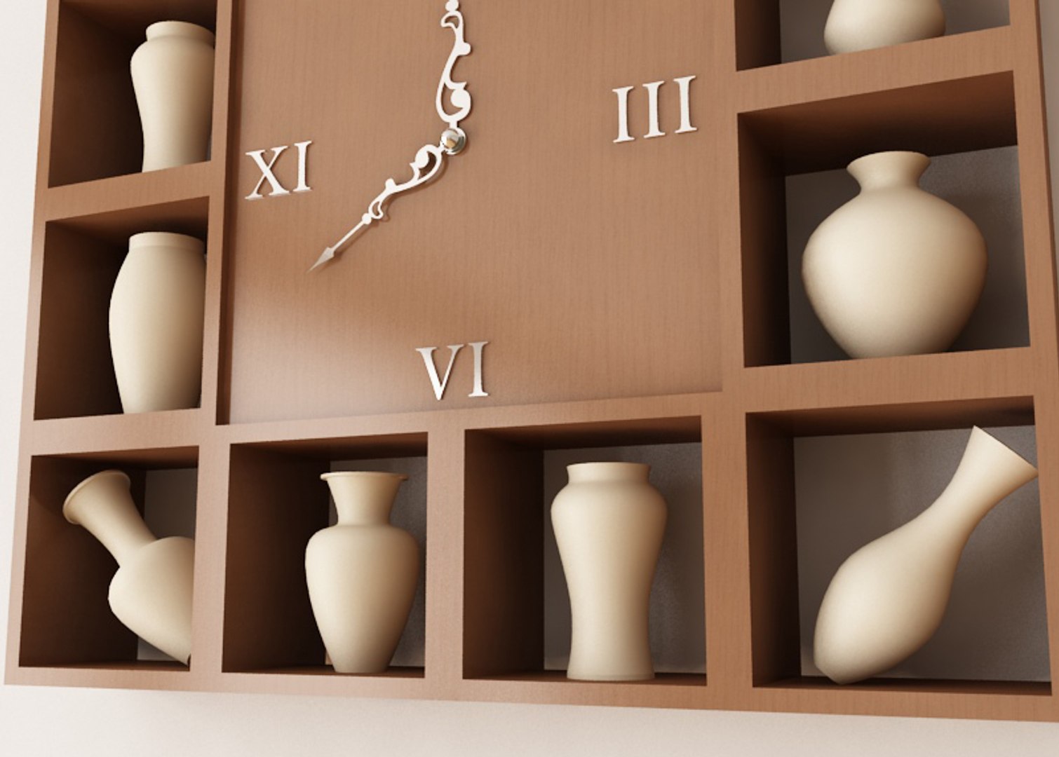 3d Wall Clock Model